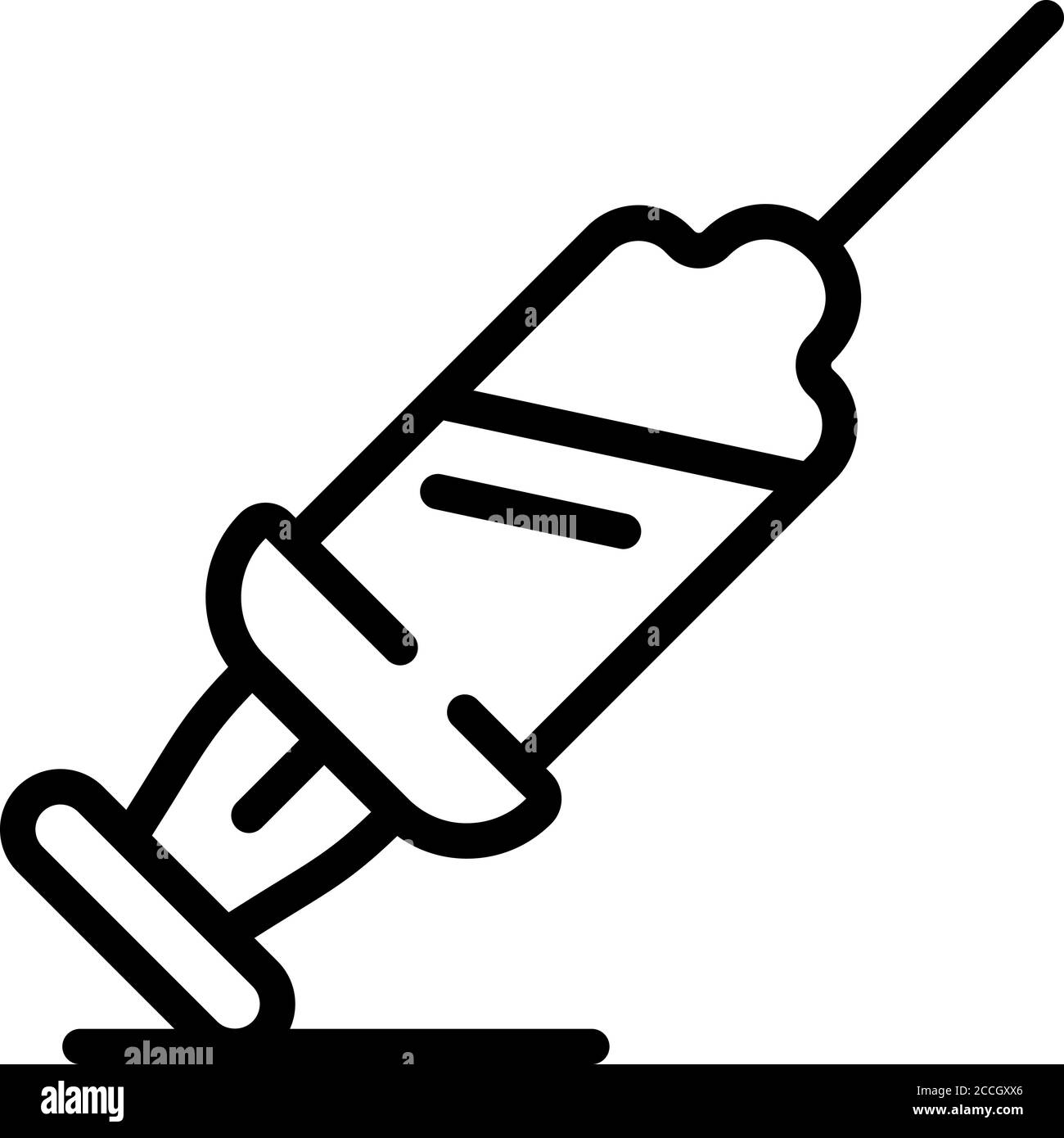 Insulin bottle icon outline Black and White Stock Photos & Images - Alamy