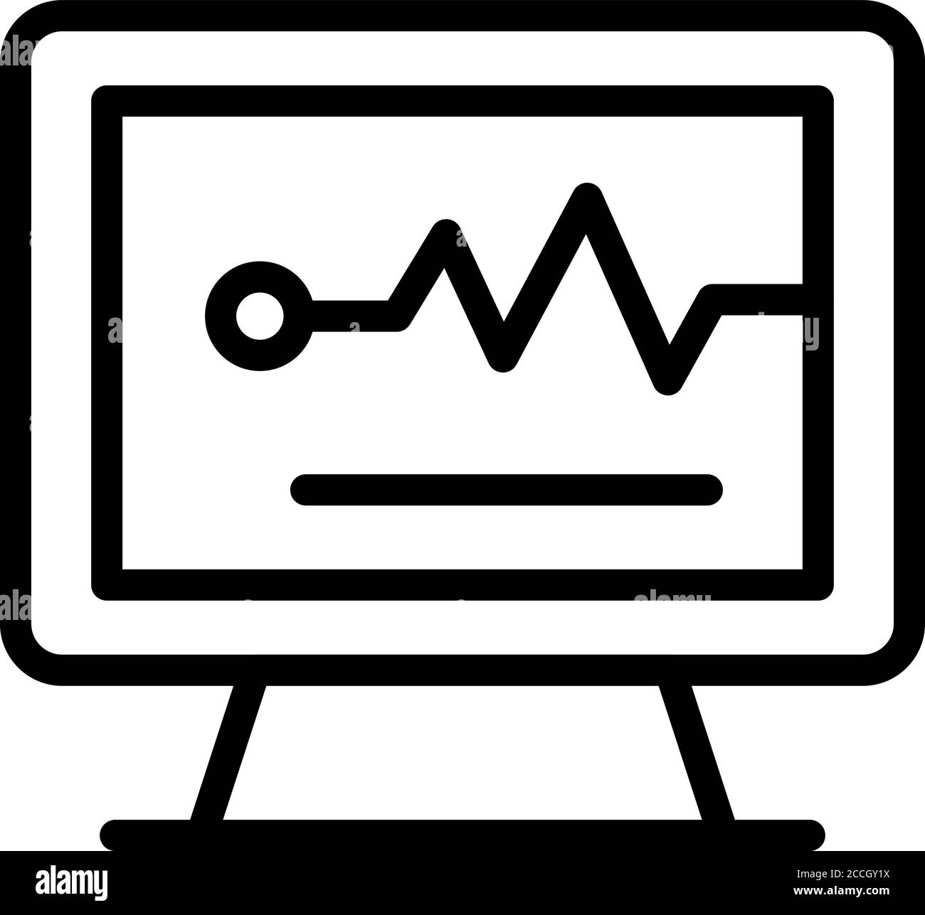 Life line icon, outline style Stock Vector Image & Art - Alamy