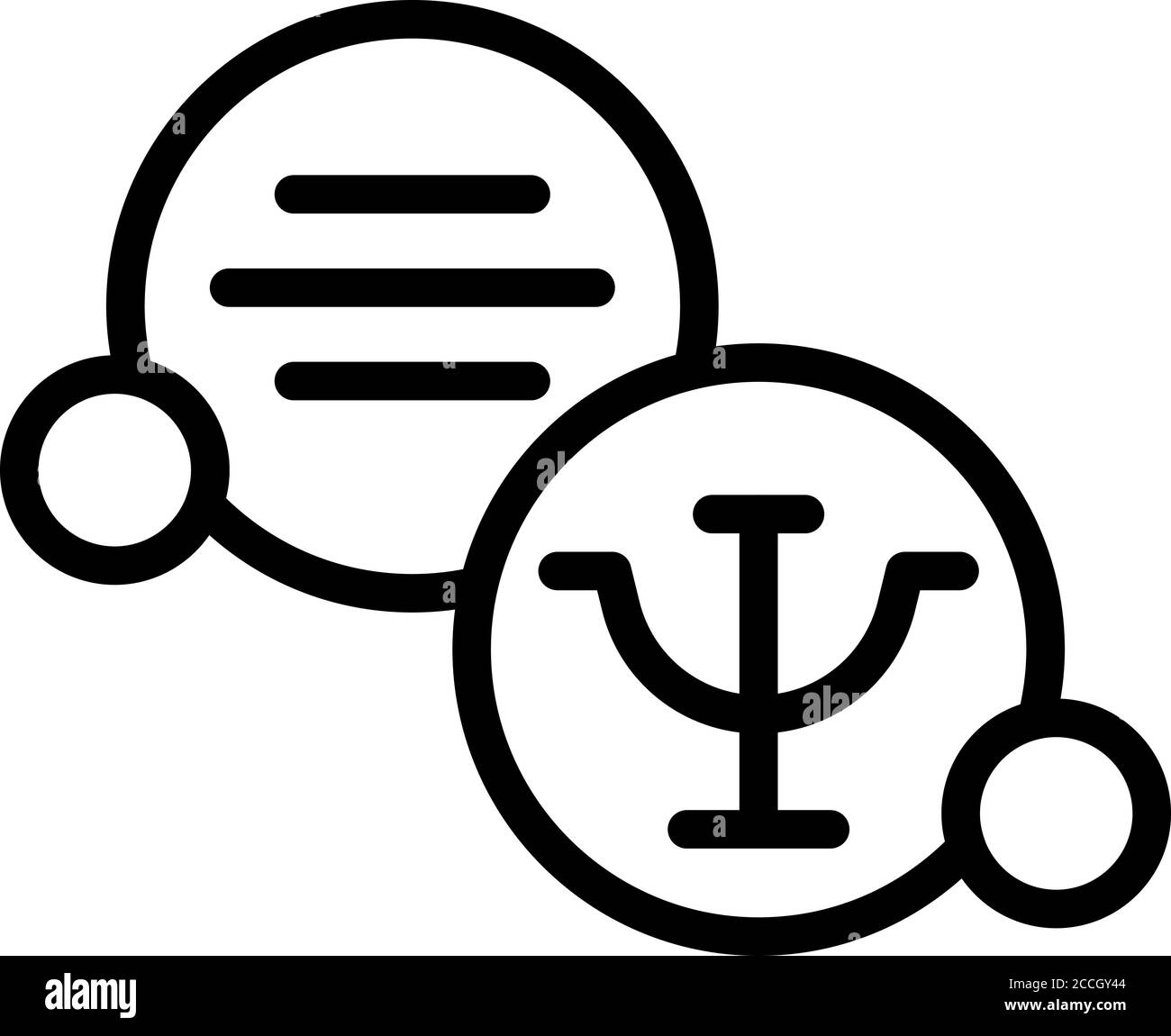 Psychologist patient icon black Cut Out Stock Images & Pictures - Alamy