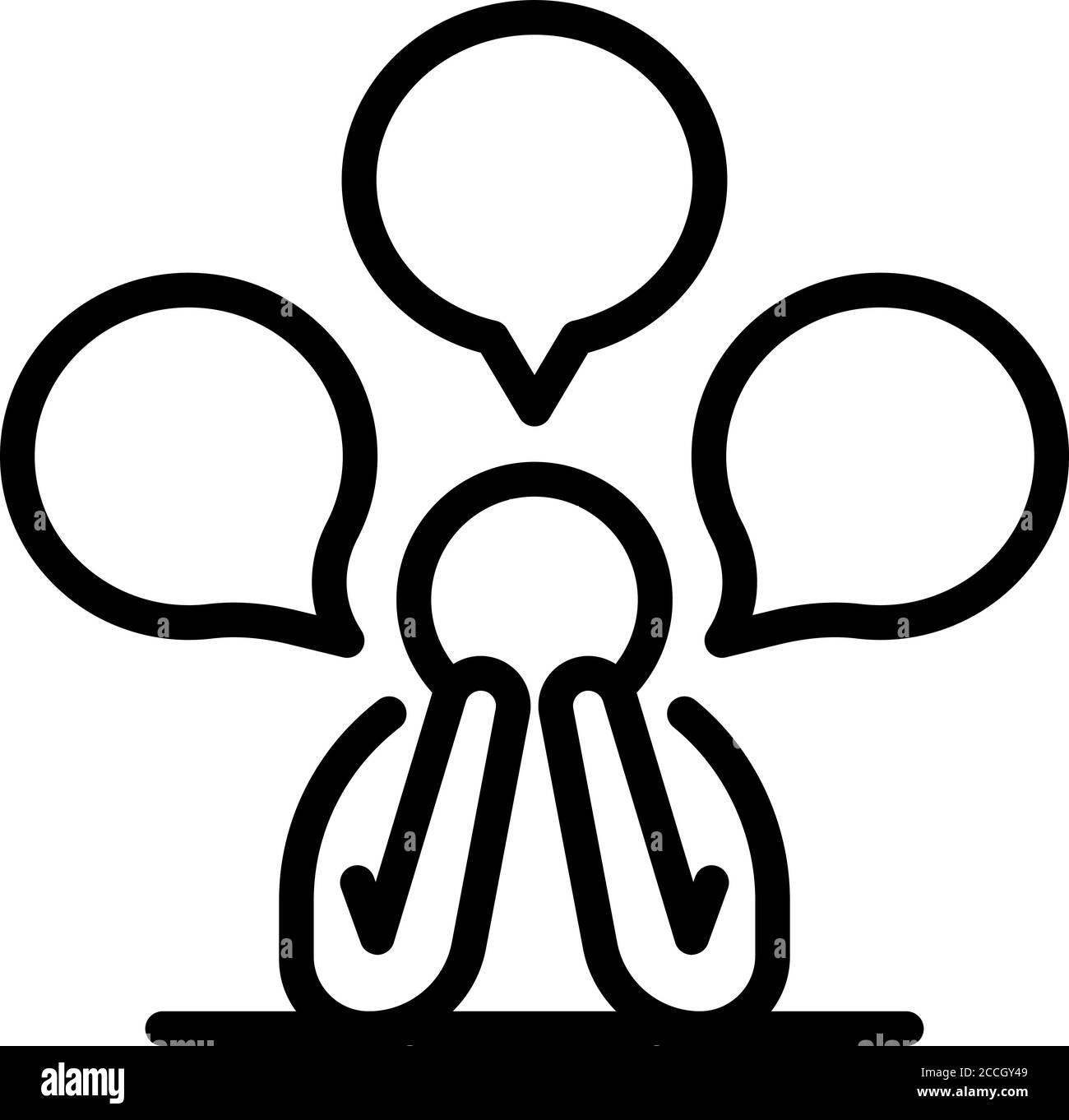 Thinking confused business man Black and White Stock Photos & Images ...