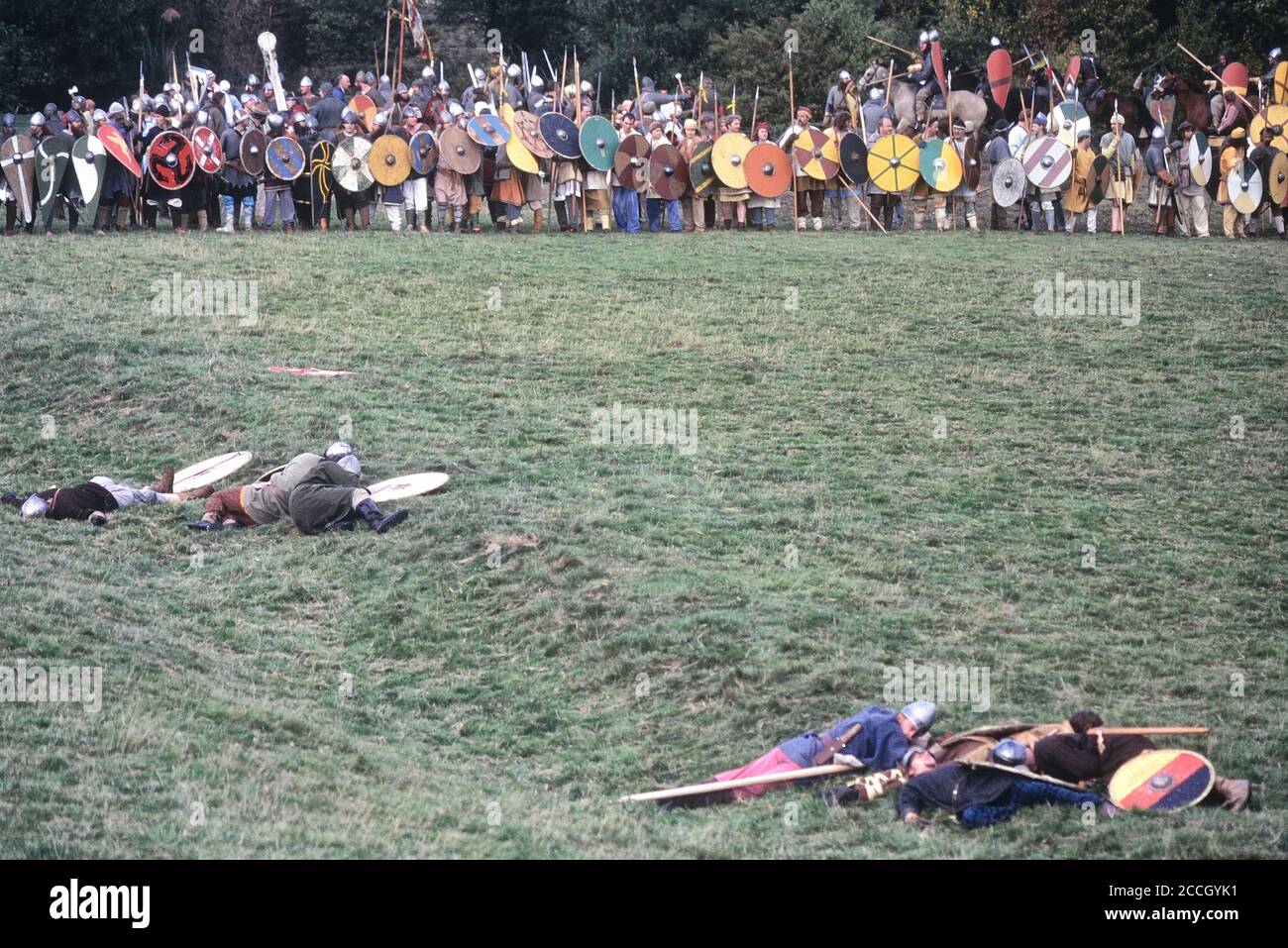 Battle of Hastings re-enactment. Battle, East Sussex. England. UK Stock ...