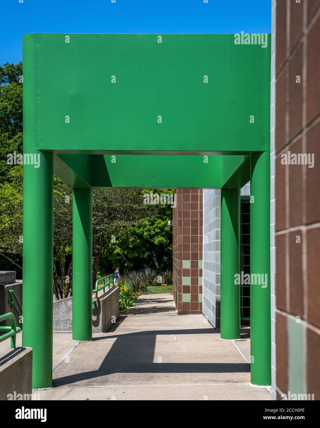 Ashworth Swimming Pool designed by Bussard/Dukis Associates Stock Photo ...