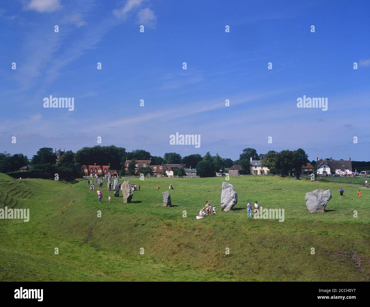 Avebury Henge and Stone Circles, Wiltshire, England, UK Stock Photo - Alamy