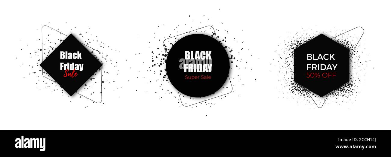 Black friday design empty Cut Out Stock Images & Pictures - Alamy