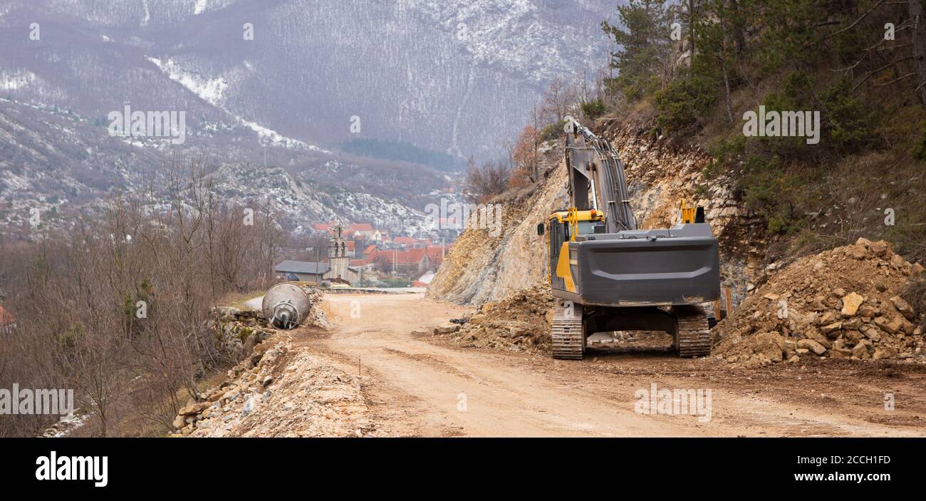 Work construction equipment road in hi-res stock photography and images ...