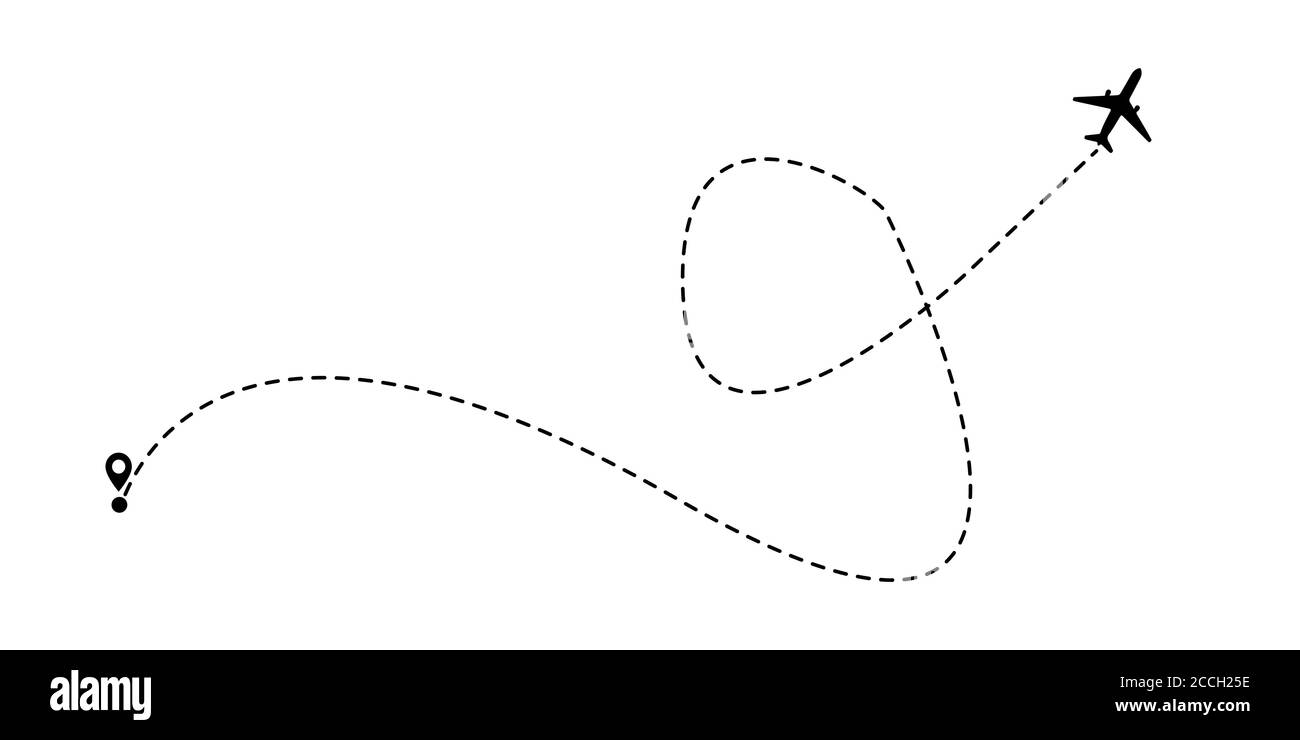 Airplane line hi-res stock photography and images - Alamy