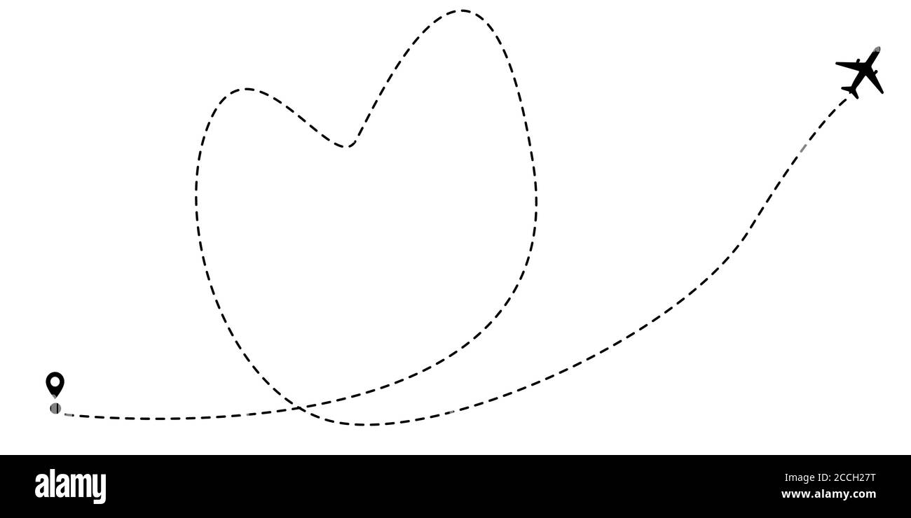 Asian travel path Stock Vector Images - Alamy