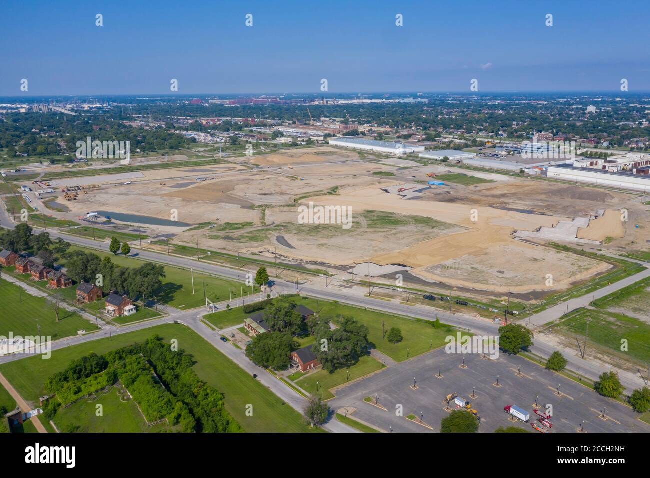 Detroit, Michigan - Site preparation work for the U.S. Port of Entry ...