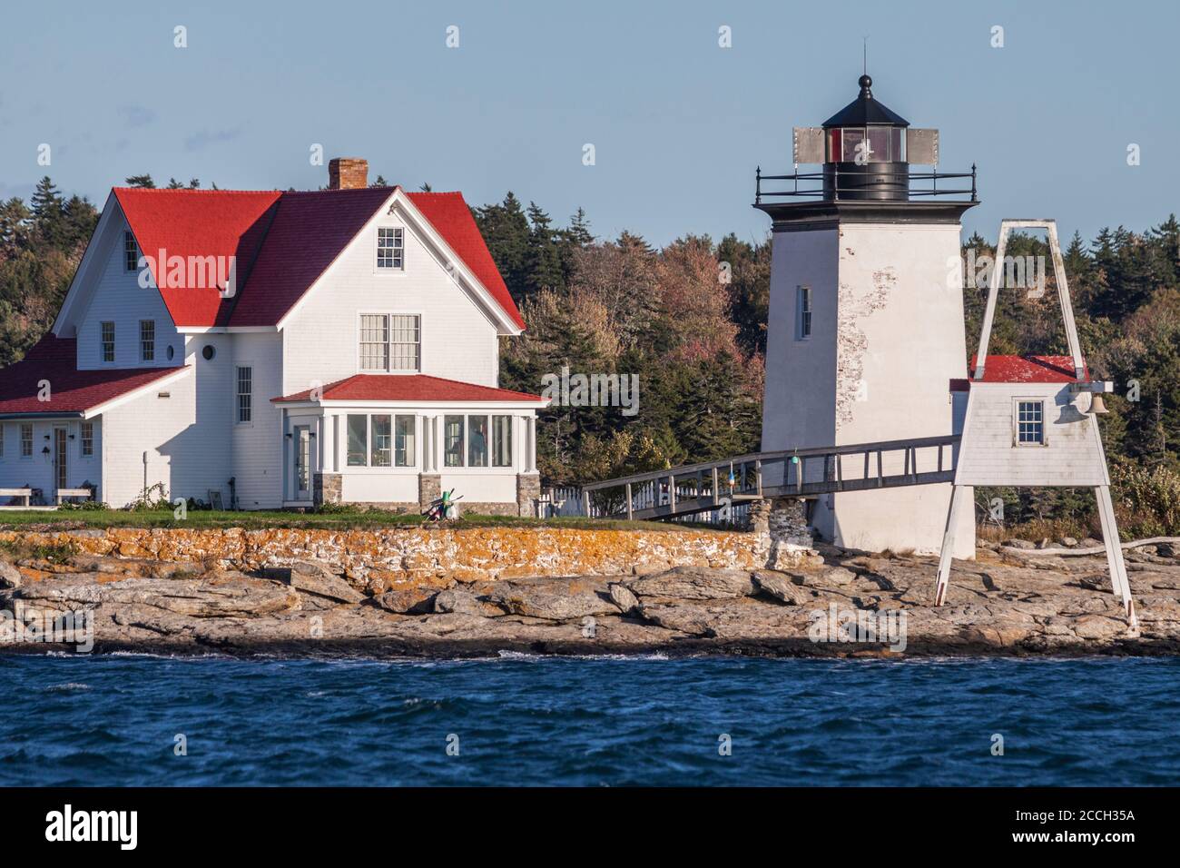 Hendricks head lighthouse hi-res stock photography and images - Alamy