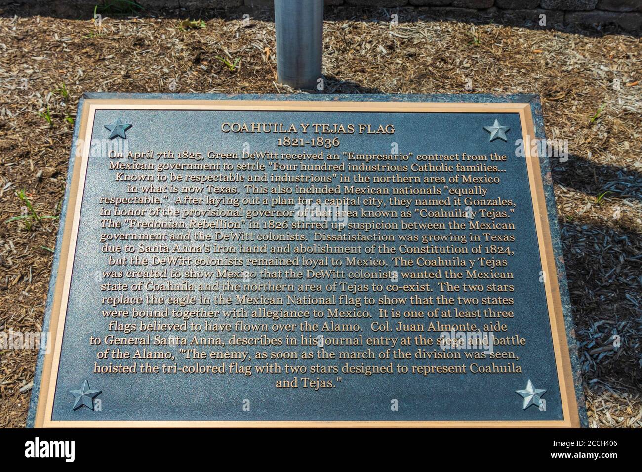 Coahuila y tejas flag plaque hi-res stock photography and images - Alamy