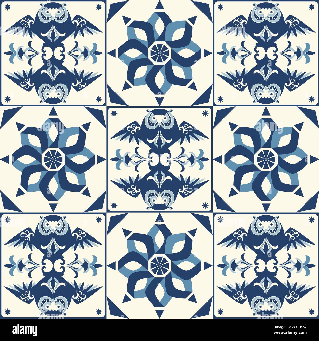 Vintage wall tiles pattern Stock Vector Image & Art - Alamy