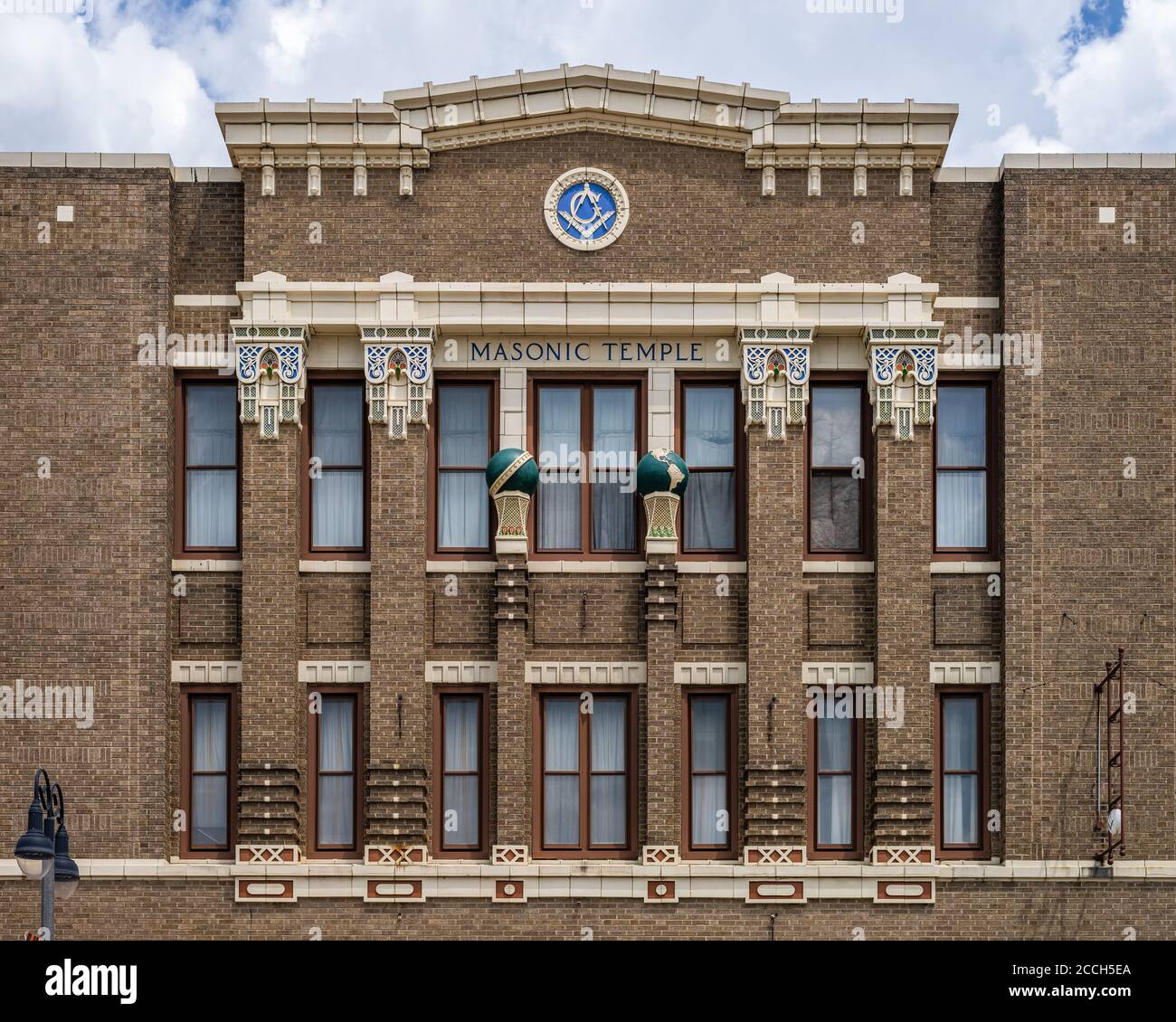 Masonic temple in downtown Grinnell Stock Photo - Alamy