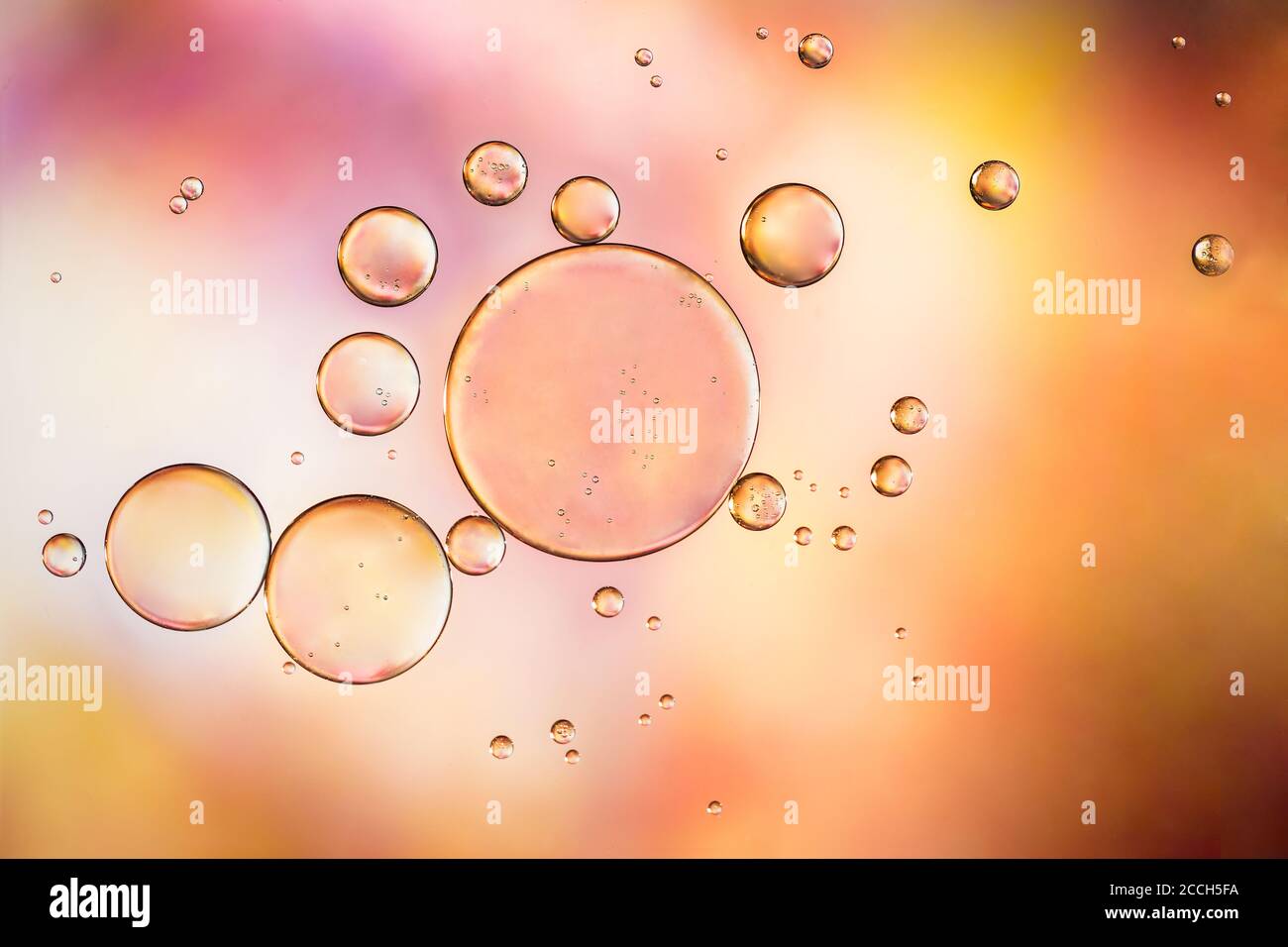 Artistic, abstract and colorful bubbles in water Stock Photo - Alamy