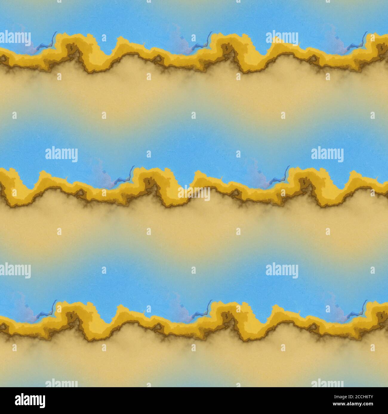 Blue and beige color design layout on solid sheet of wallpaper. Concept ...