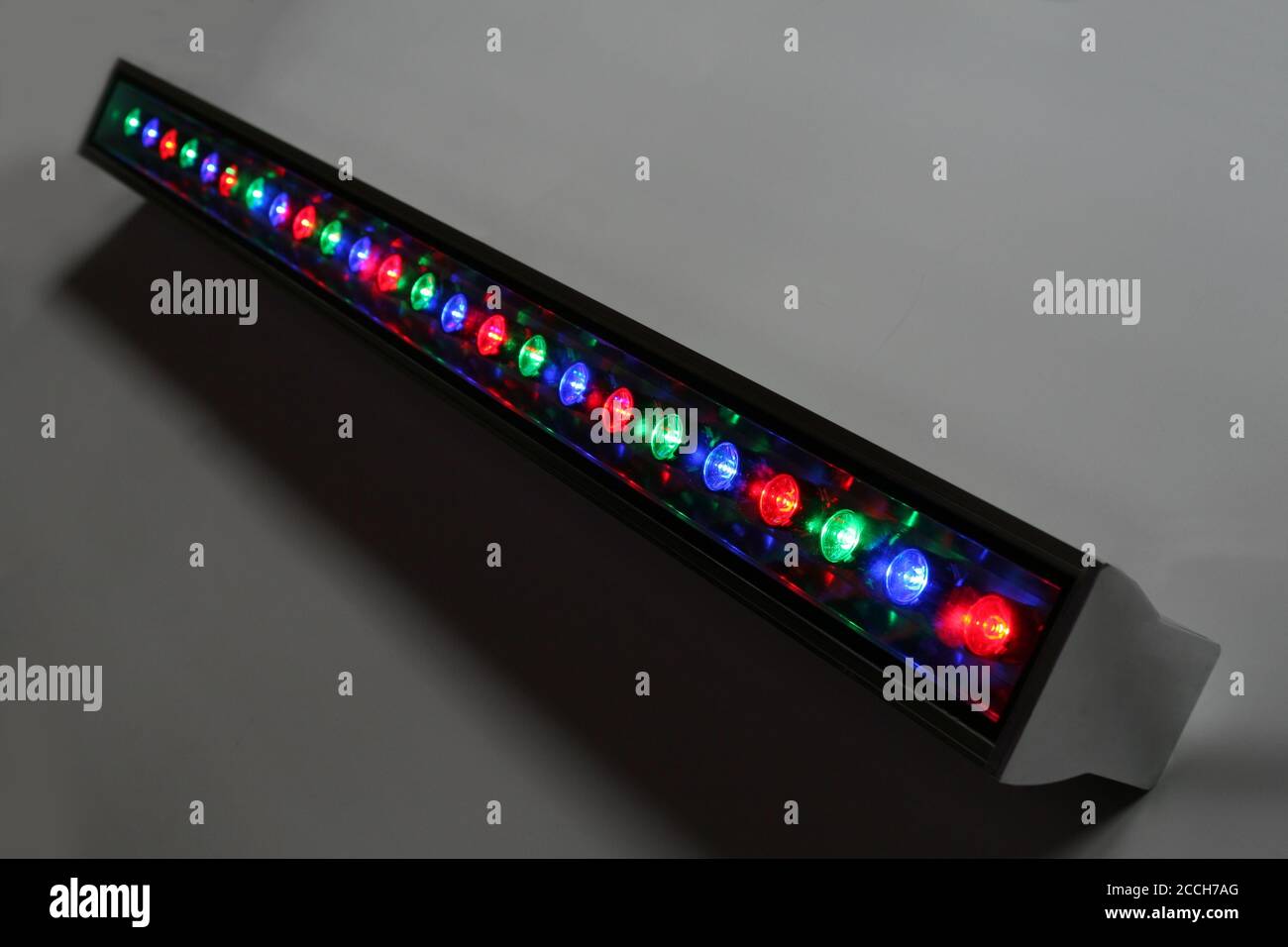 LED lighting fixtures in various colors for decorative lighting. LED ...