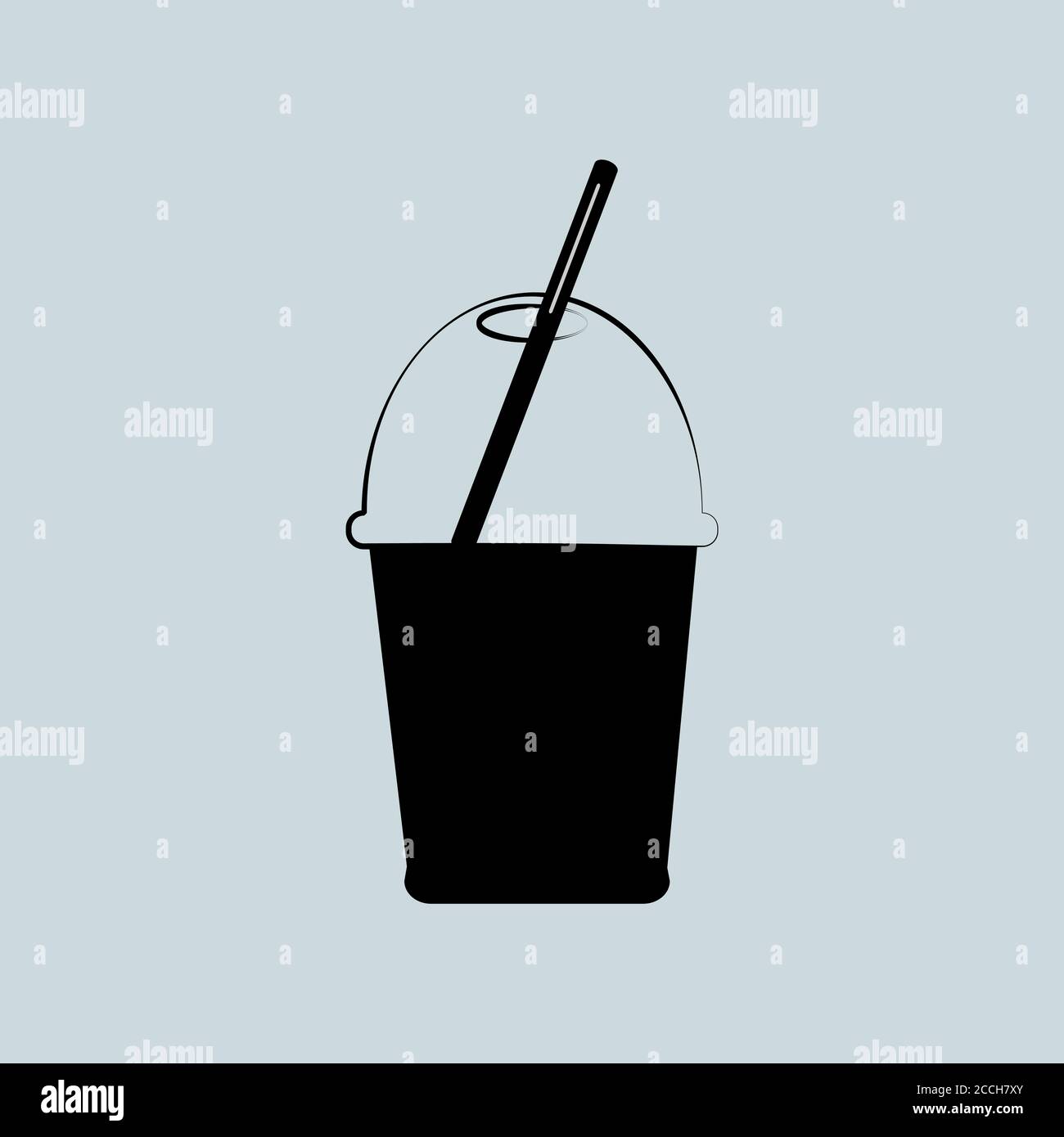 Milkshake outline icon, beverage outdoor glass symbol Stock Vector ...