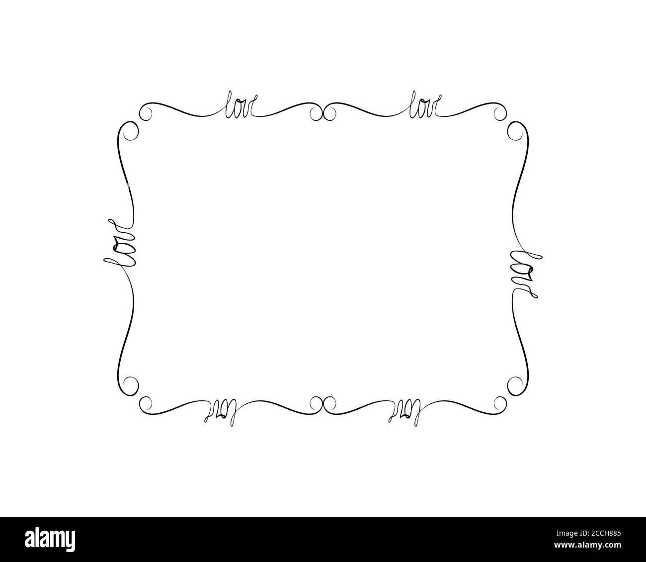 Simple Rectangle Frame Vector