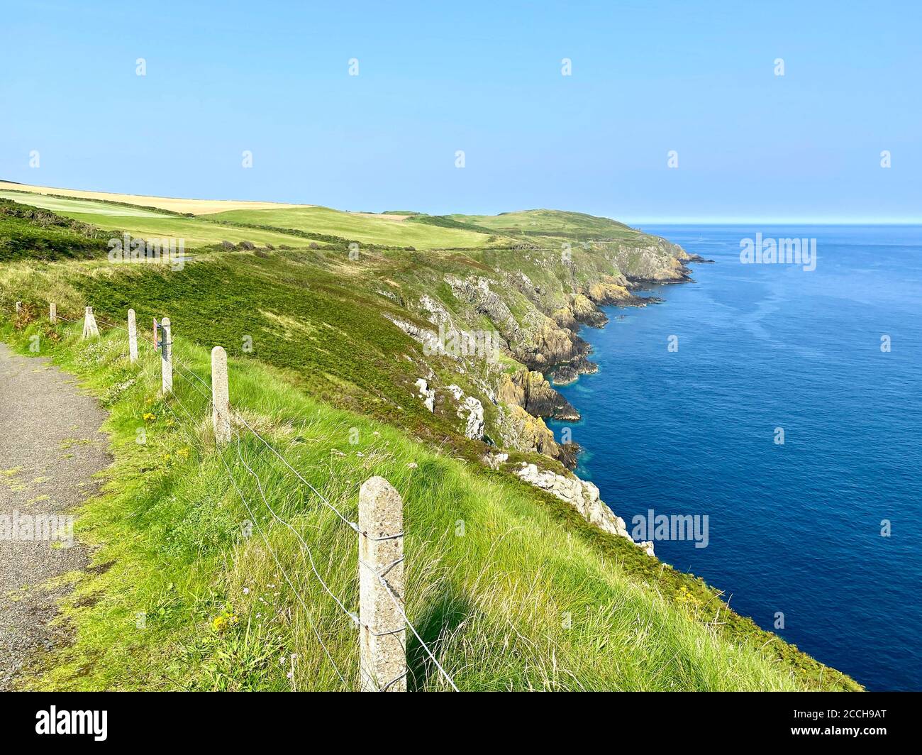 The beautiful rugged coastline of the Isle of Man Stock Photo - Alamy