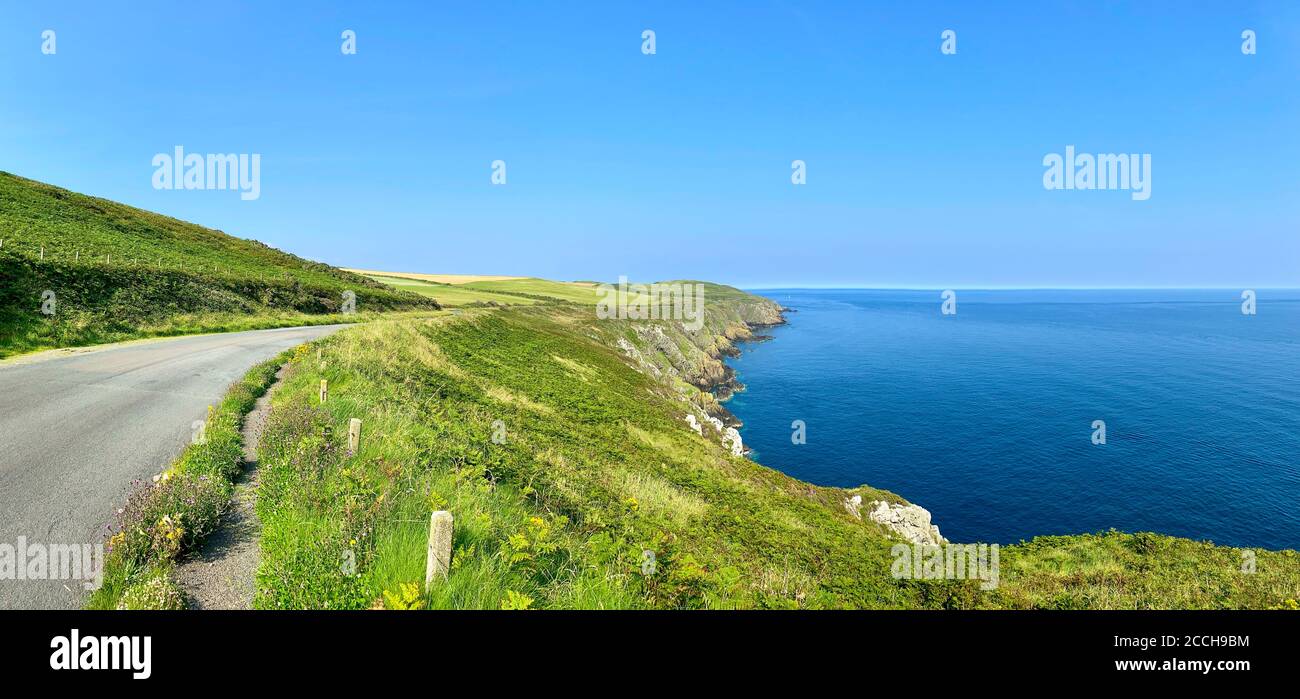 The beautiful rugged coastline of the Isle of Man Stock Photo - Alamy