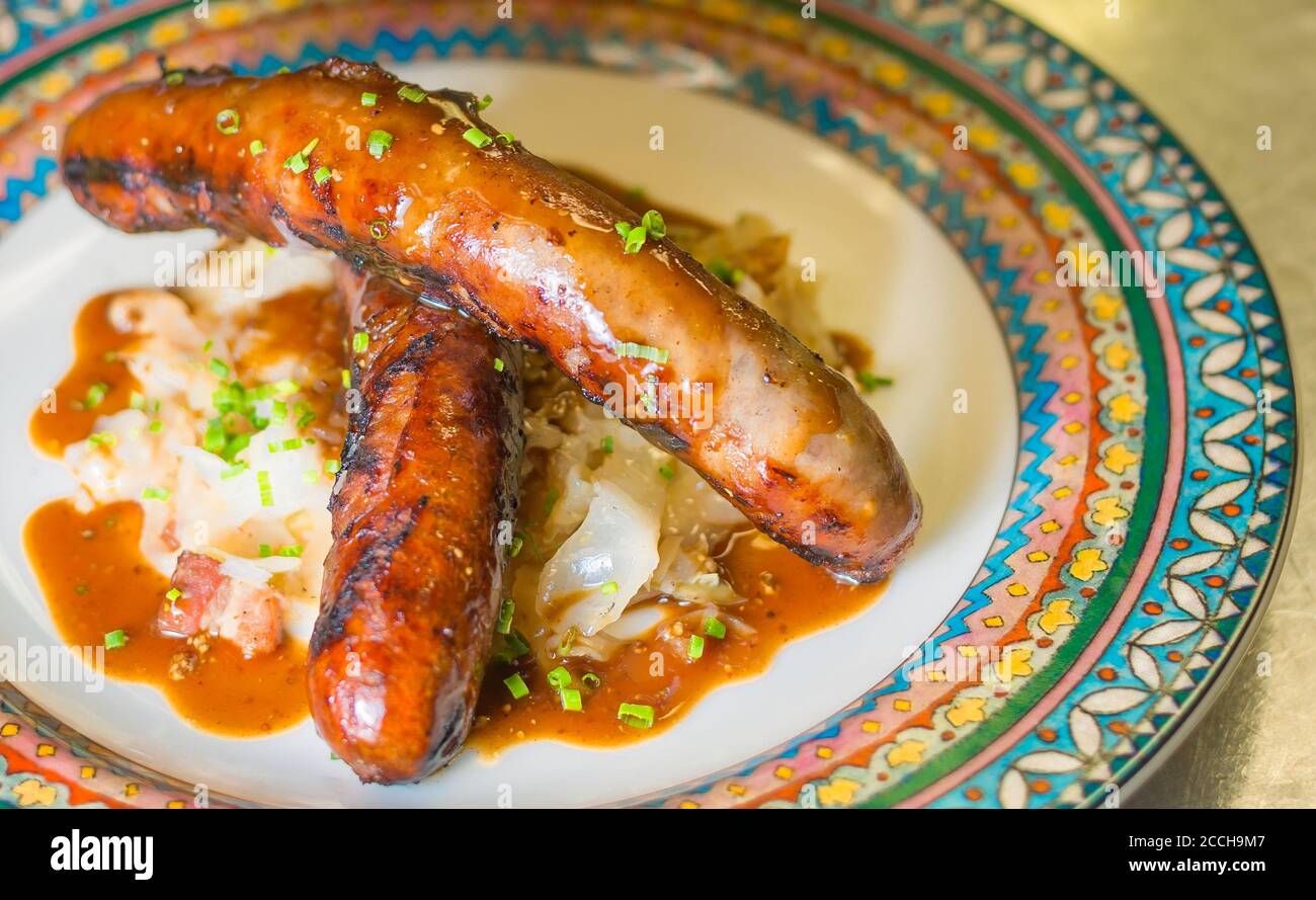 German bratwurst hi-res stock photography and images - Alamy