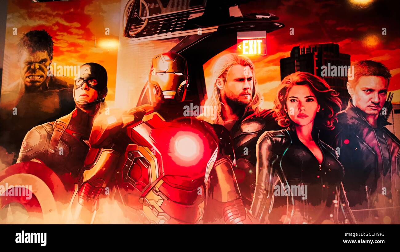 Marvel avengers station hi-res stock photography and images - Alamy