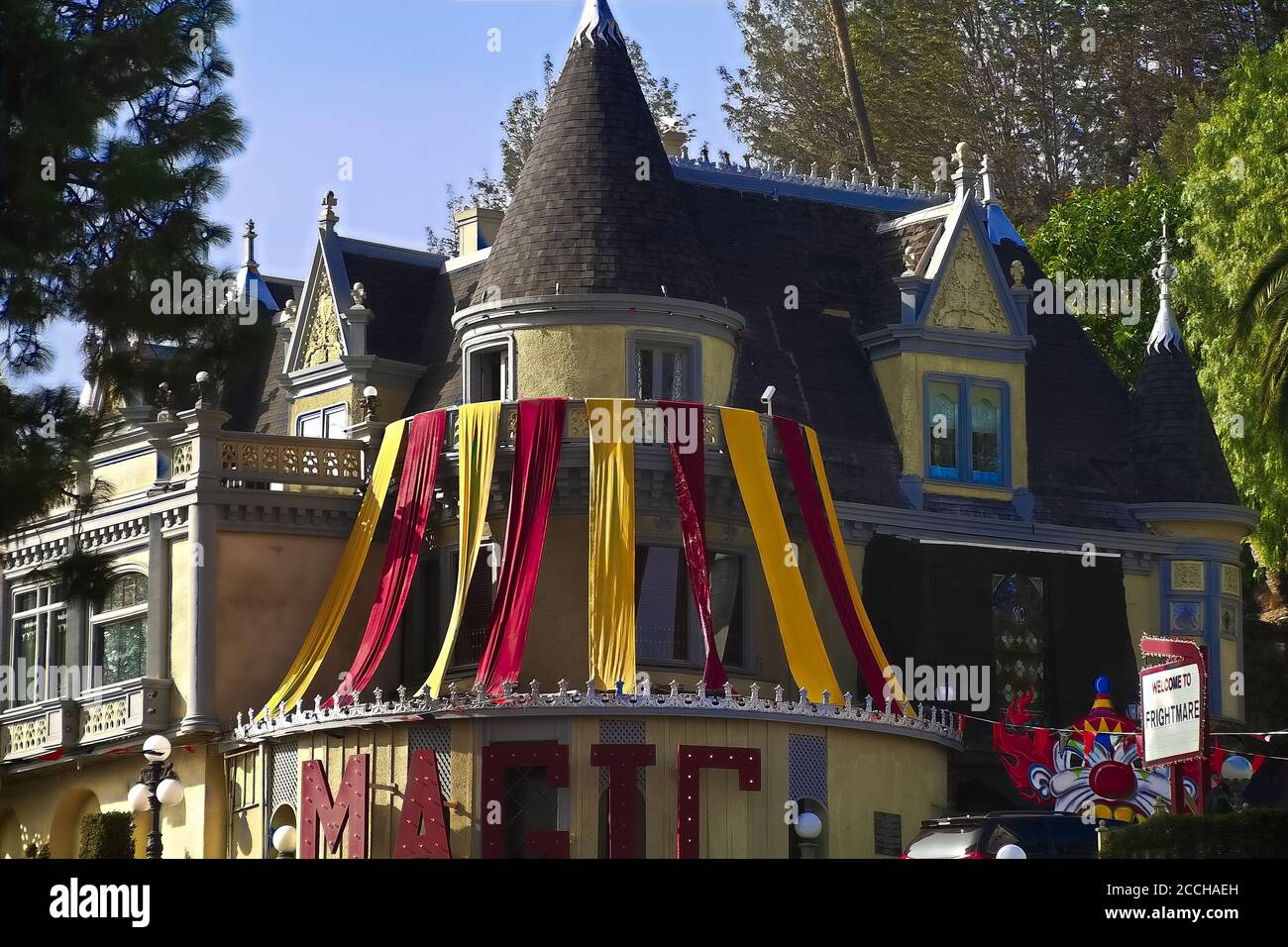 The Magic Castle, located in the Hollywood district of Los Angeles ...