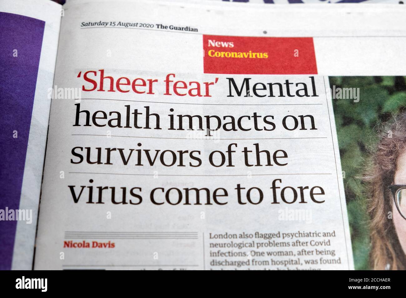 'Sheer fear' "Mental health impacts on survivors of the virus come to ...