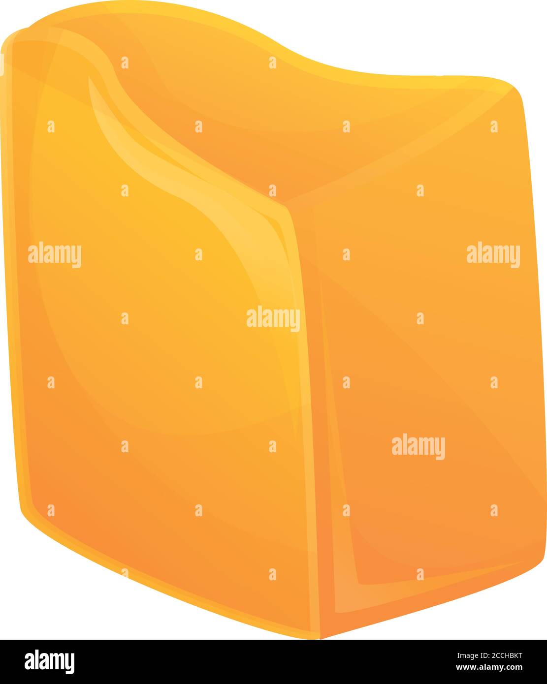 Cheddar cheese icon. Cartoon of cheddar cheese vector icon for web ...