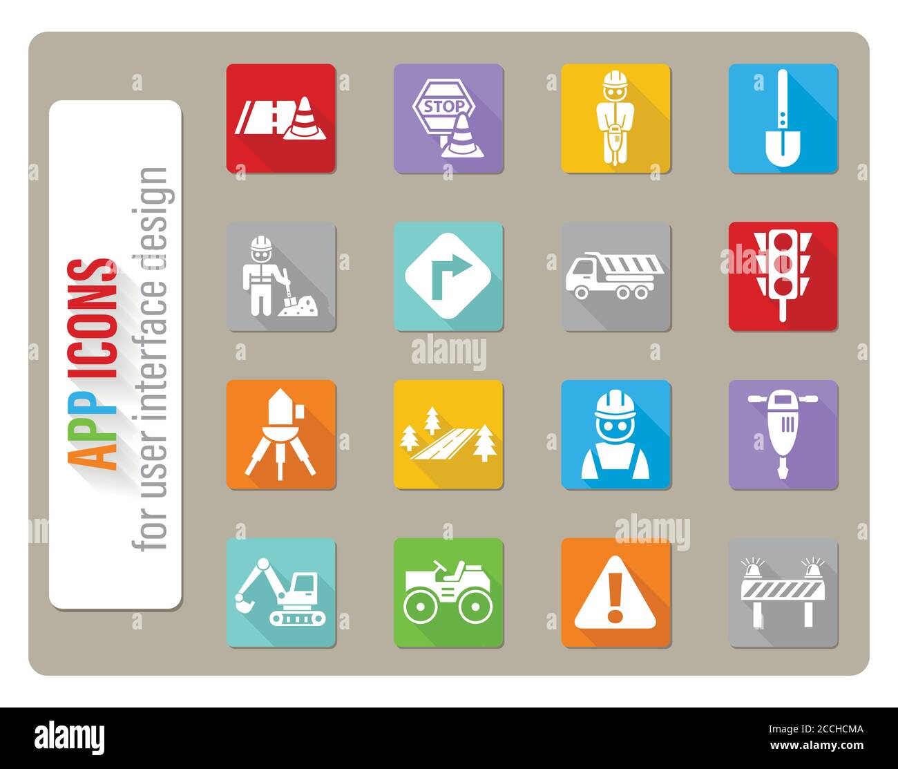 road icon set Stock Vector Image & Art - Alamy