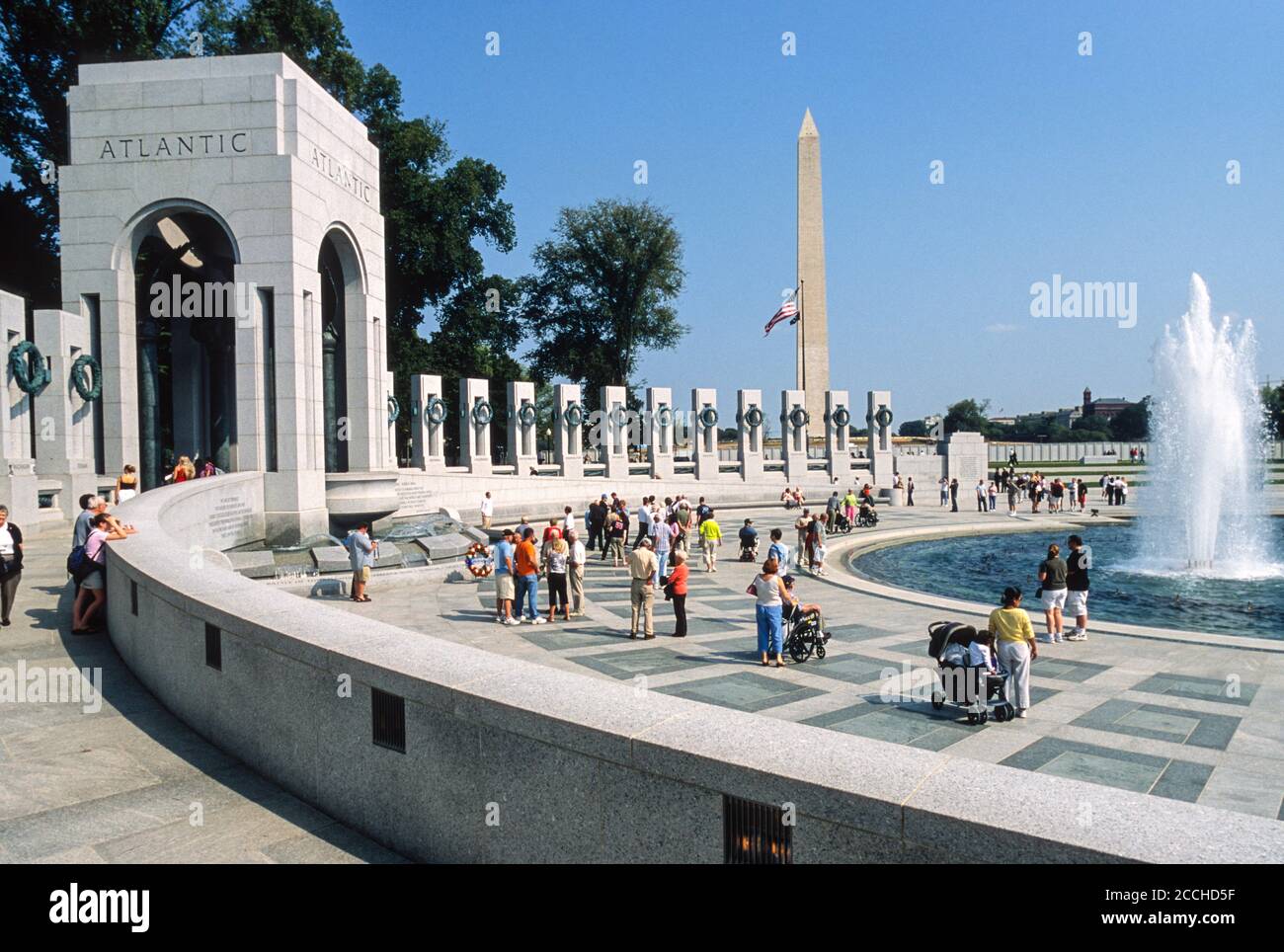 Washington DC. World War II Memorial Stock Photo - Alamy