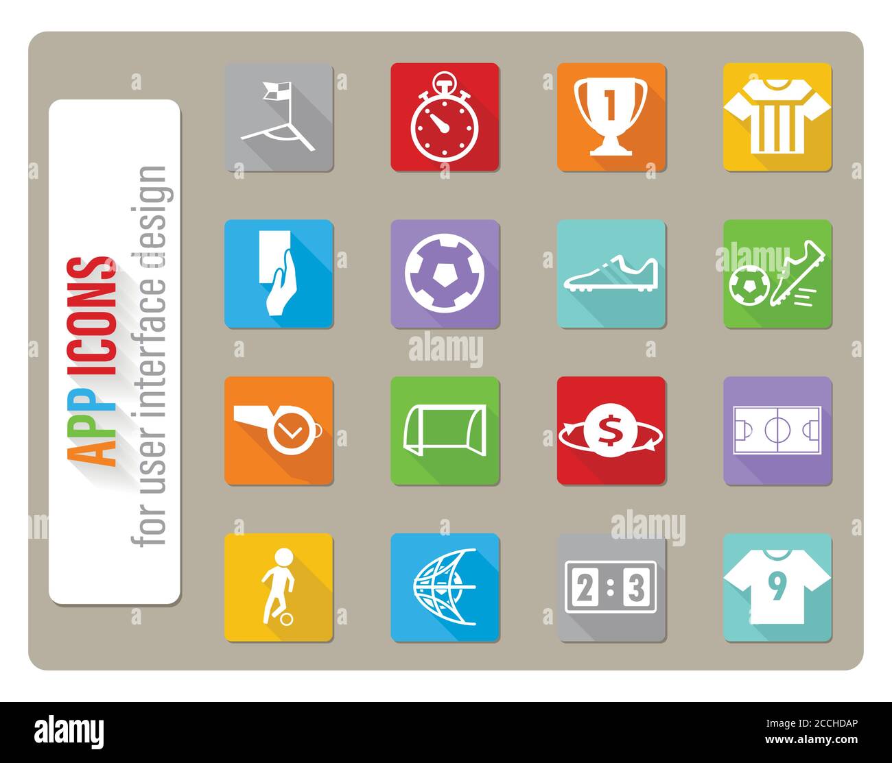 soccer icon set Stock Vector Image & Art - Alamy