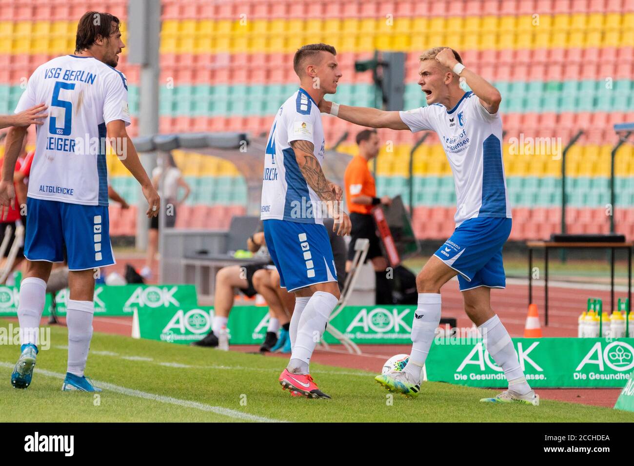 Berlin, Germany. 22nd Aug, 2020. Football: Final of the Berlin State ...