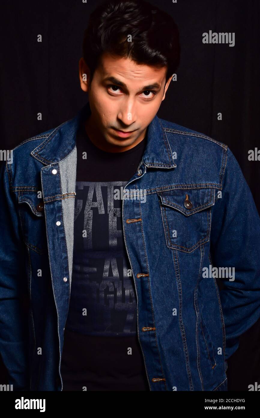 New Delhi India – March 30 2020 : Man portrait, smart casual man ...