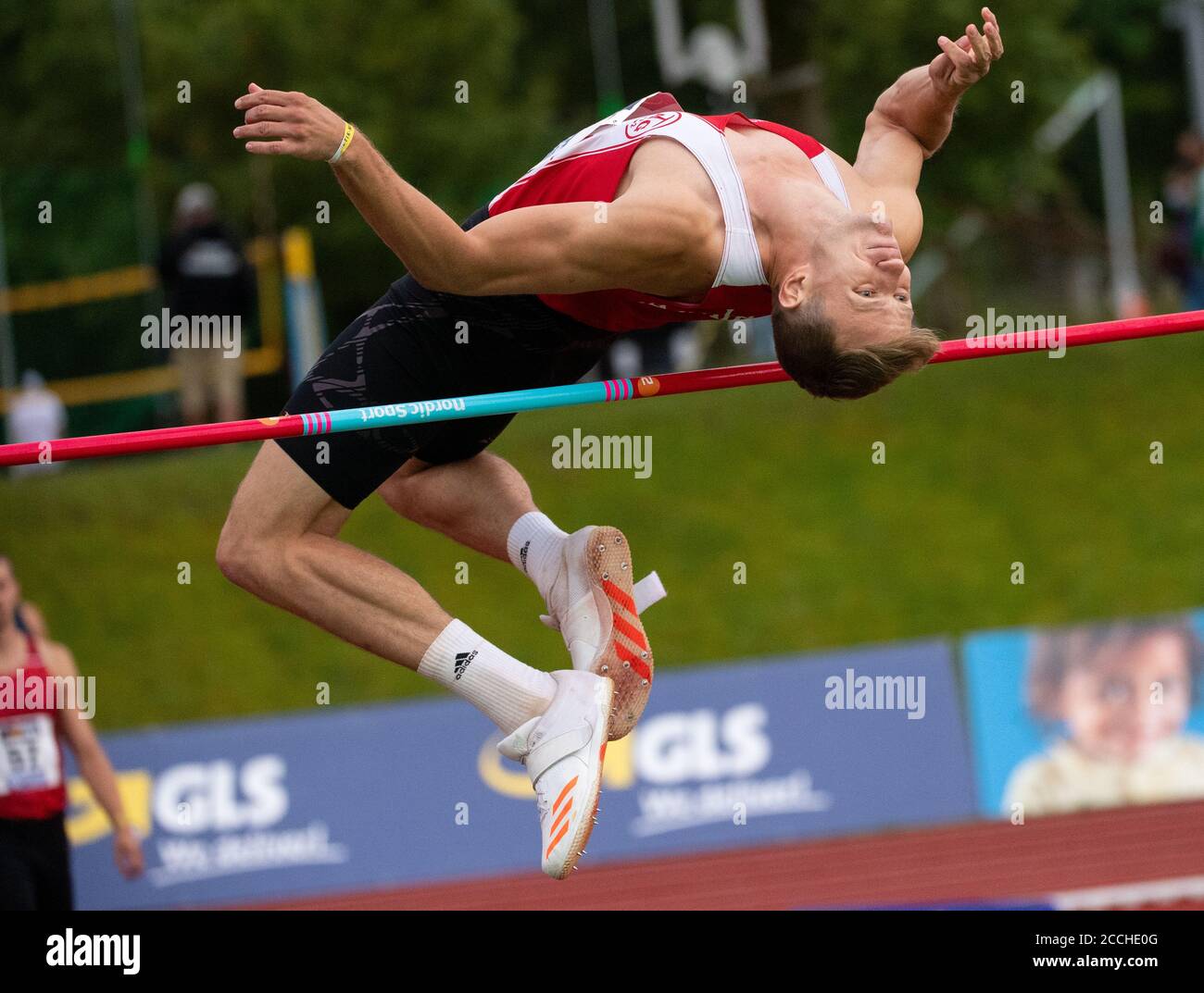 Vaterstetten, Germany. 22nd Aug, 2020. Athletics: German championship ...