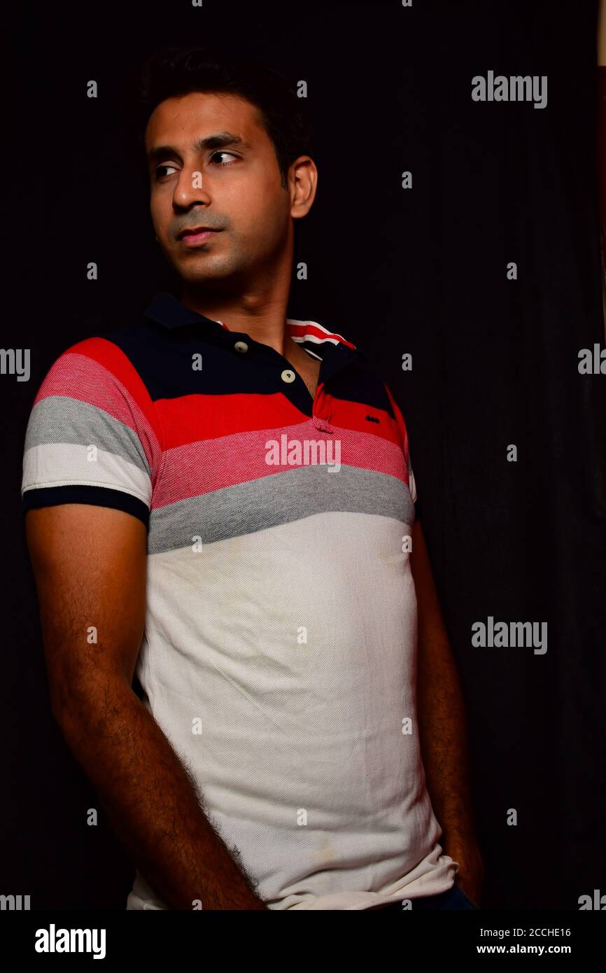 New Delhi India – March 30 2020 : Man portrait, smart casual man ...