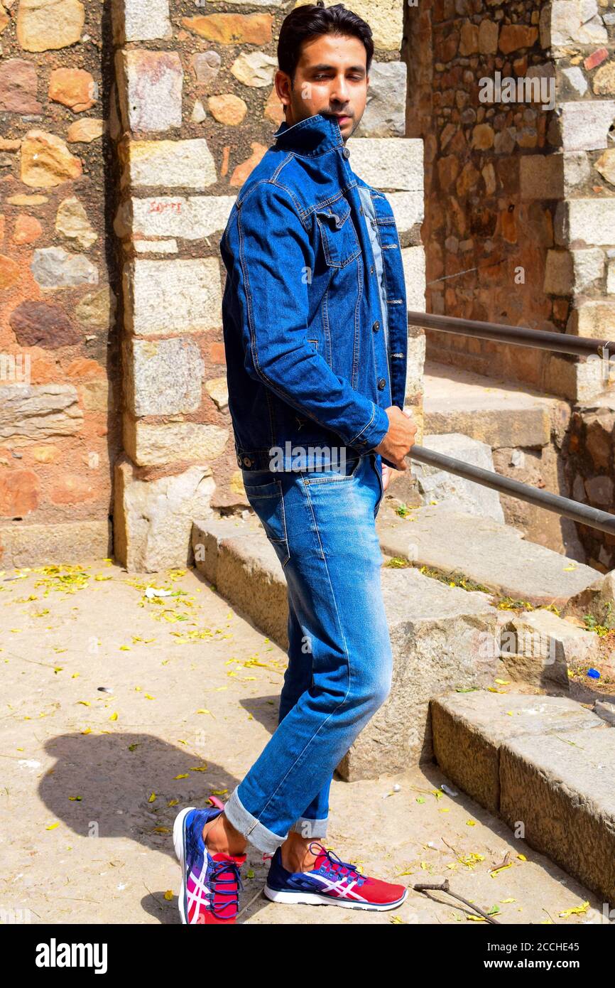 New Delhi India – March 3 2020 : Man portrait, smart casual man ...
