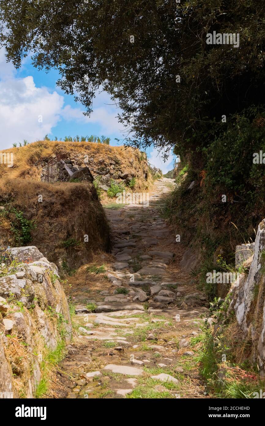 Hiking stone path in hi-res stock photography and images - Alamy