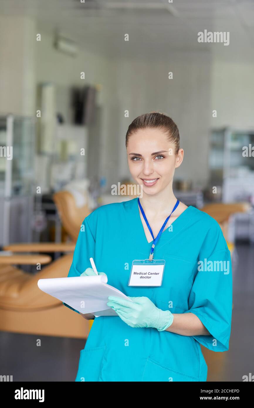 Hospital Nurse Making Notes High Resolution Stock Photography and ...