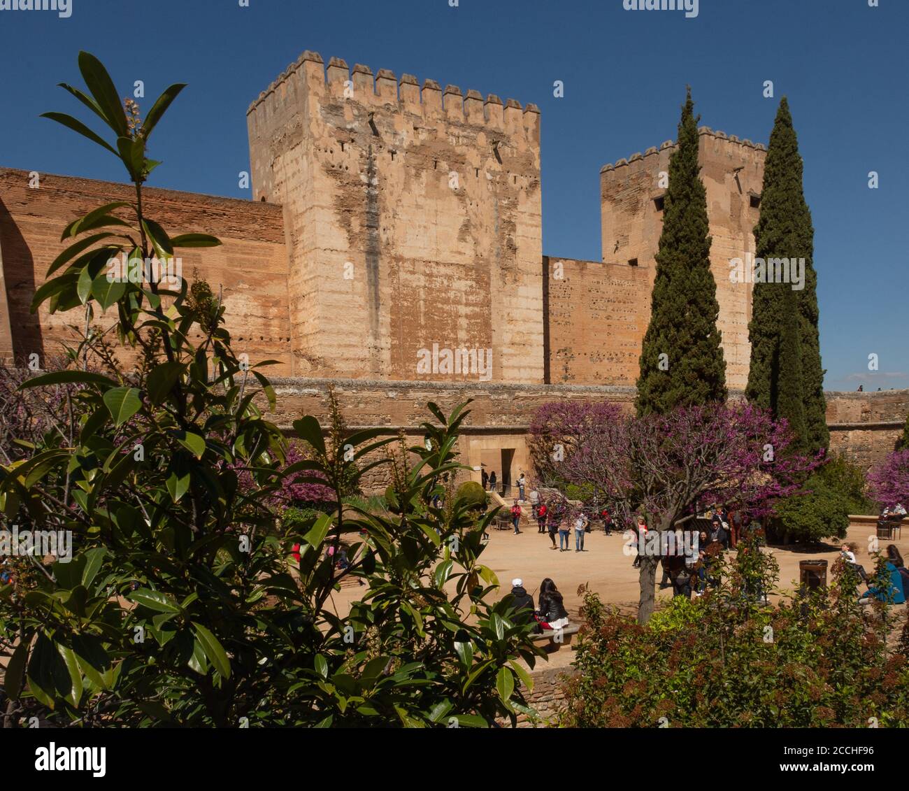 Alhambra rebuilt in the mid-13th century by the Nasrid emir Mohammed ...