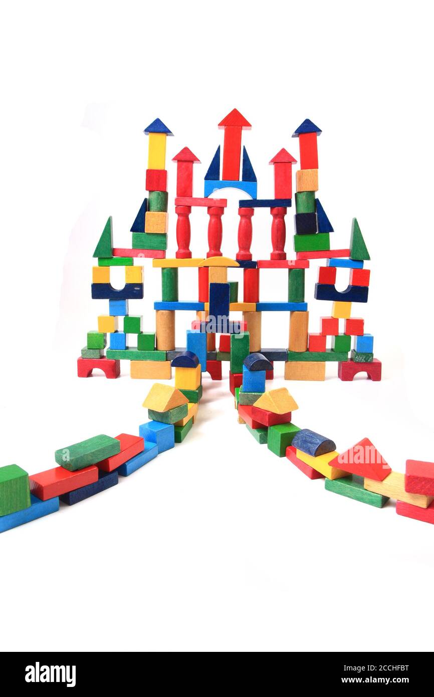 Bricks castle Cut Out Stock Images & Pictures - Alamy
