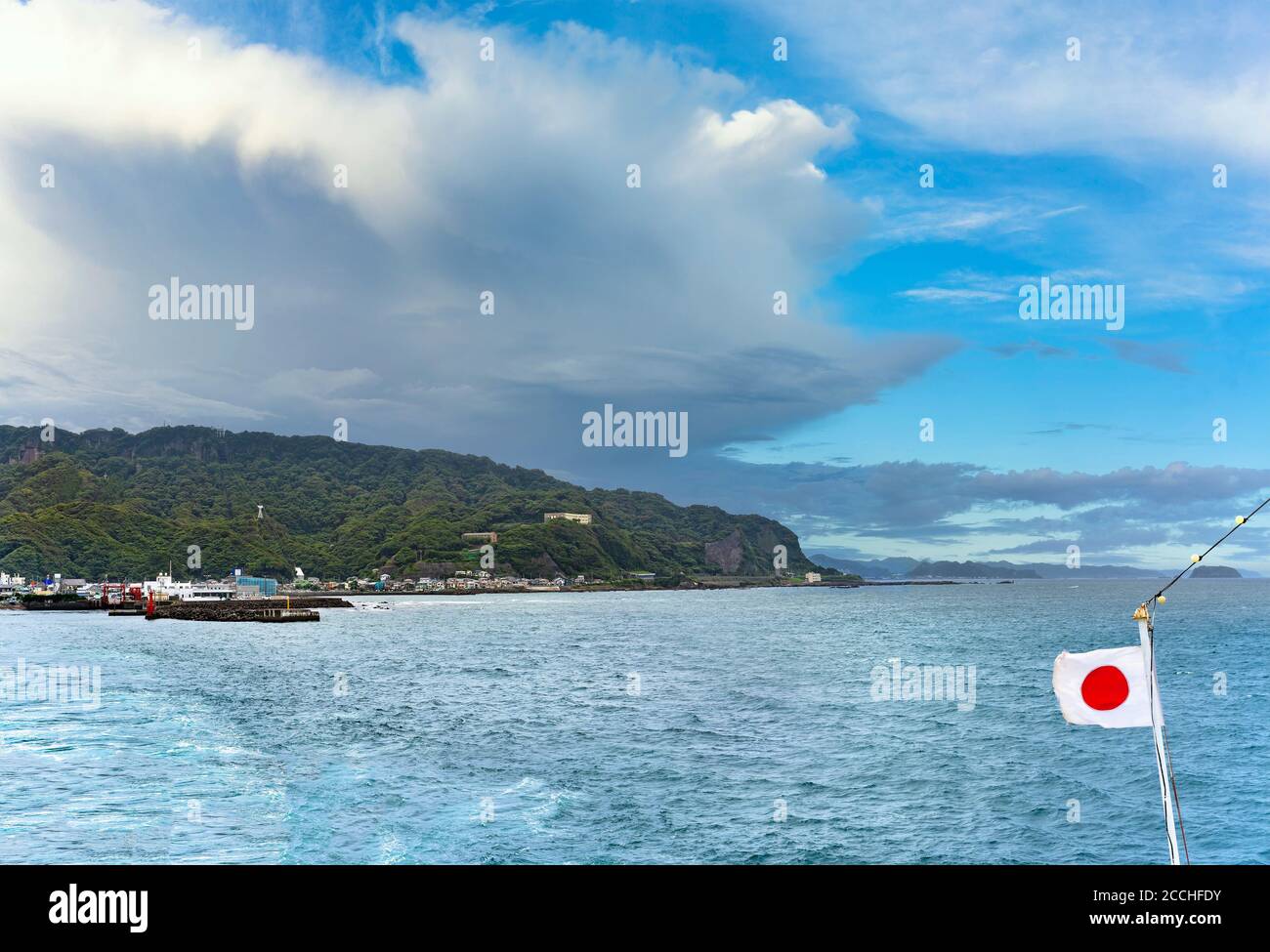 chiba, japan - july 18 2020: Coast of the Kanaya Port Ferry Terminal ...