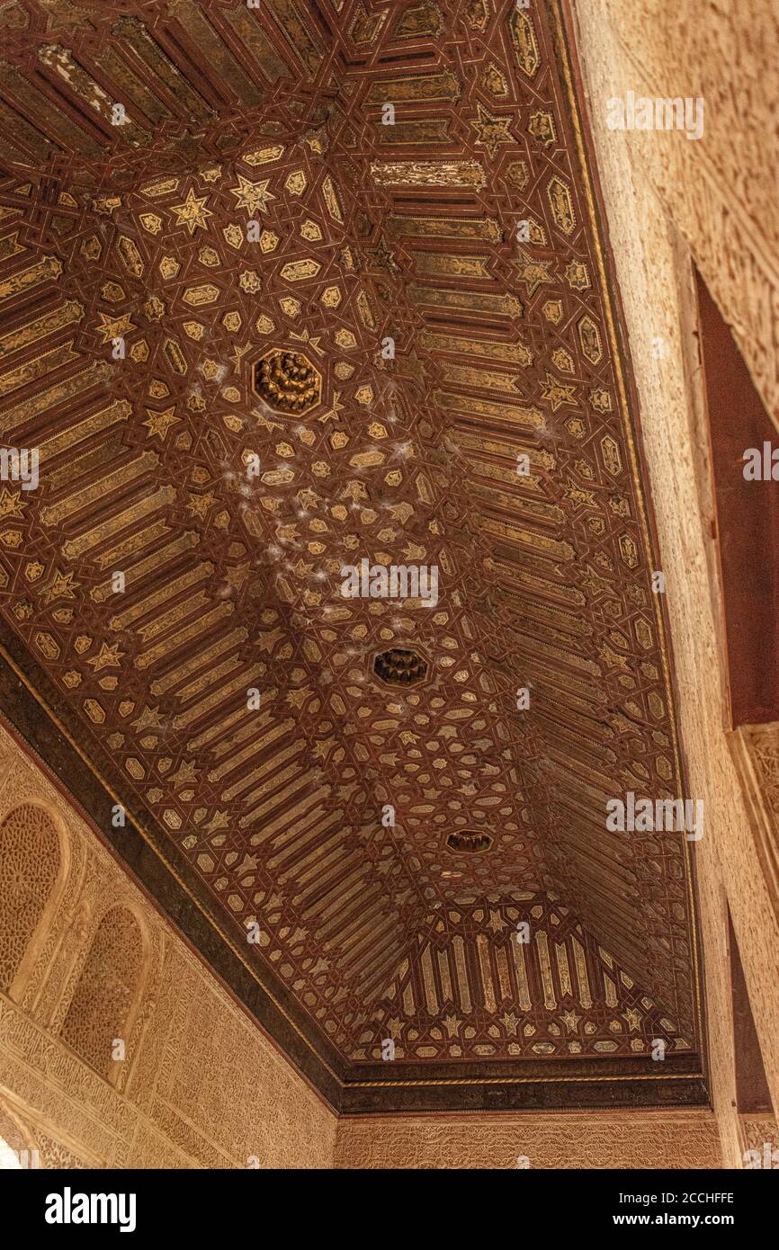 Alhambra rebuilt in the mid-13th century by the Nasrid emir Mohammed ...