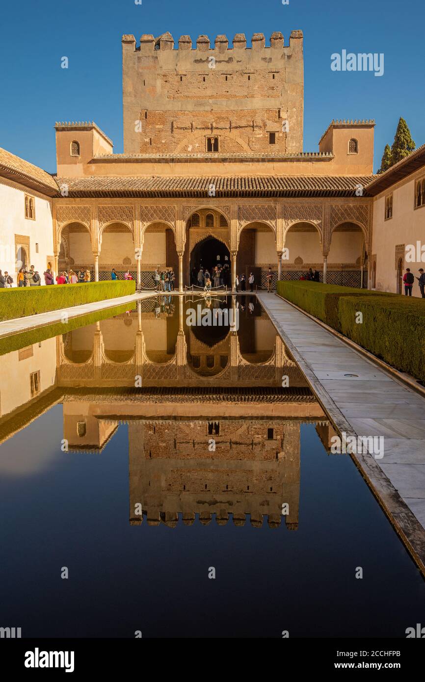 Alhambra rebuilt in the mid-13th century by the Nasrid emir Mohammed ...