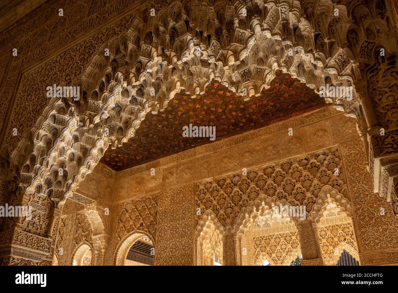 Alhambra rebuilt in the mid-13th century by the Nasrid emir Mohammed ...