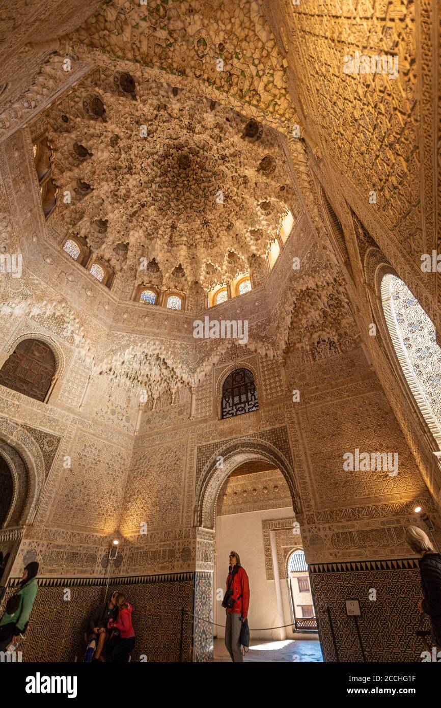 Alhambra rebuilt in the mid-13th century by the Nasrid emir Mohammed ...