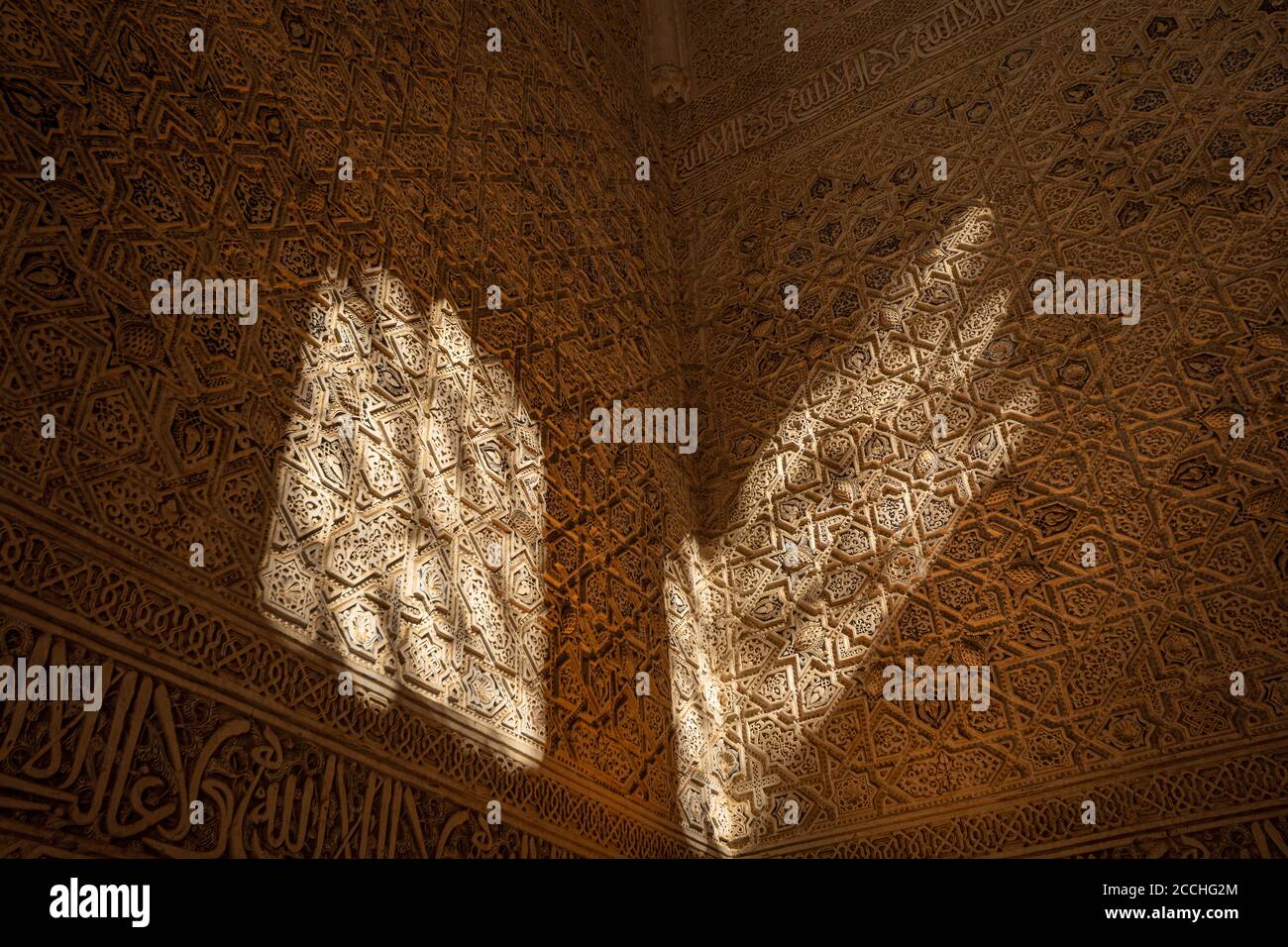 Alhambra rebuilt in the mid-13th century by the Nasrid emir Mohammed ...