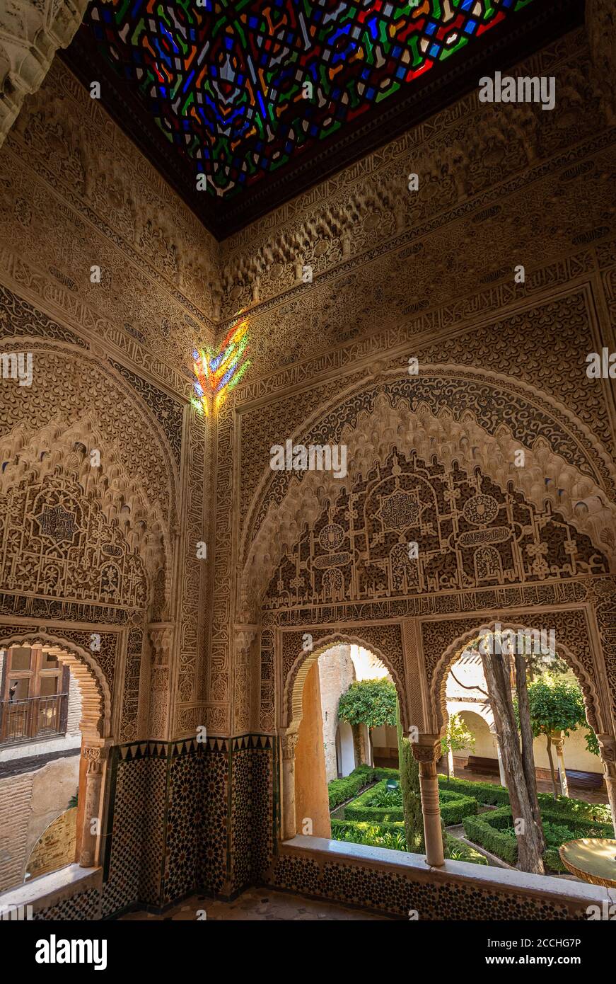 Alhambra rebuilt in the mid-13th century by the Nasrid emir Mohammed ...