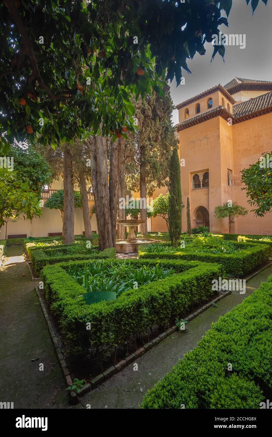 Alhambra rebuilt in the mid-13th century by the Nasrid emir Mohammed ...