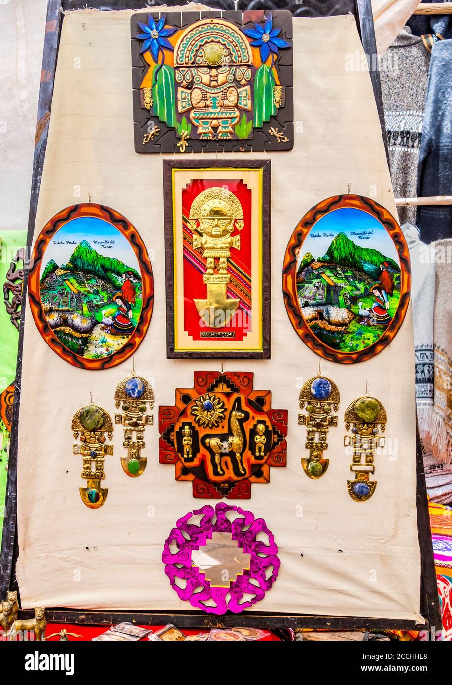 Beautiful traditional peruvian ornamentation of the ancient Incas . It ...