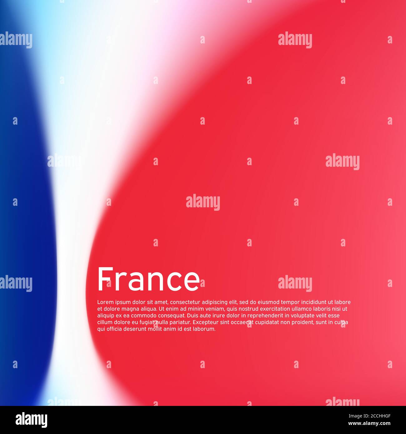 France flag background. Blurred patterns in the colors of the french ...